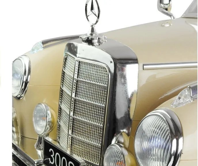 LEAN CARS Autíčko na baterii Mercedes 300S, béžové