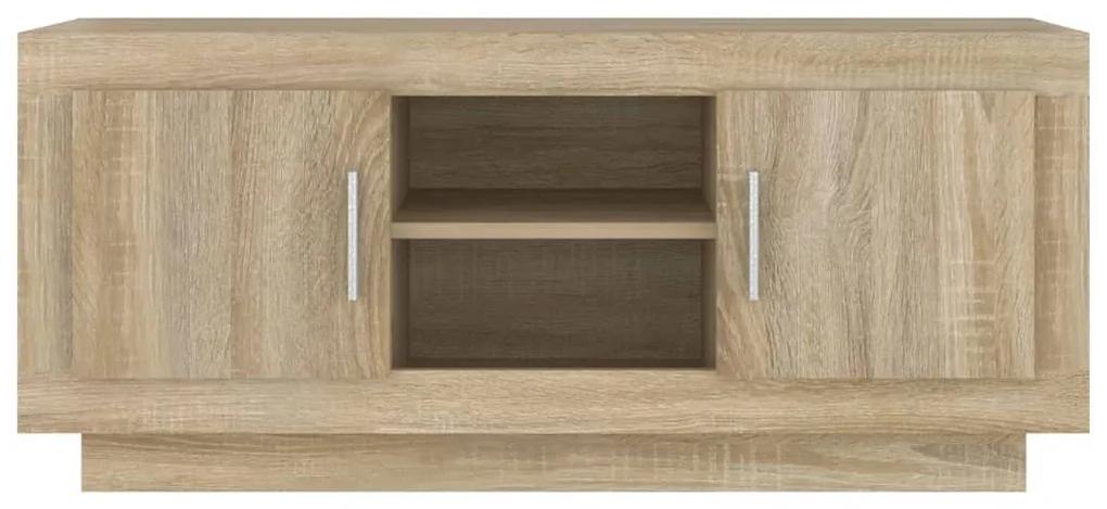 TV skříňka dub sonoma 102 x 35 x 45 cm kompozitní dřevo - Default Title