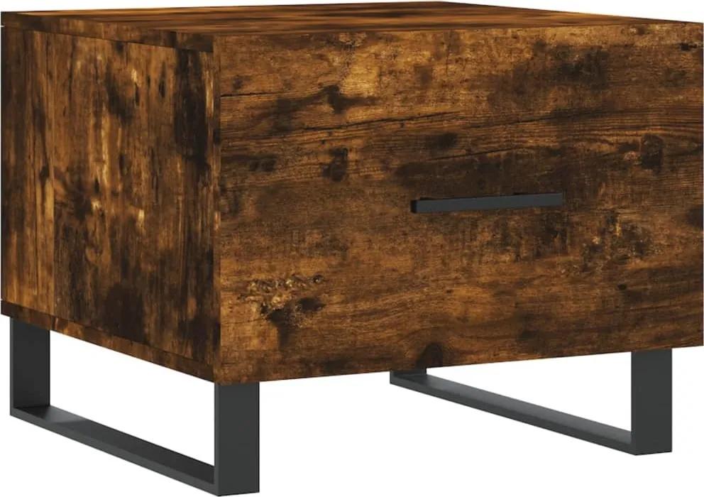 vidaXL Konferenční stolky 2 ks 50 x 50 x 40 cm kompozitní dřevo [829455] Barva: hnědý dub