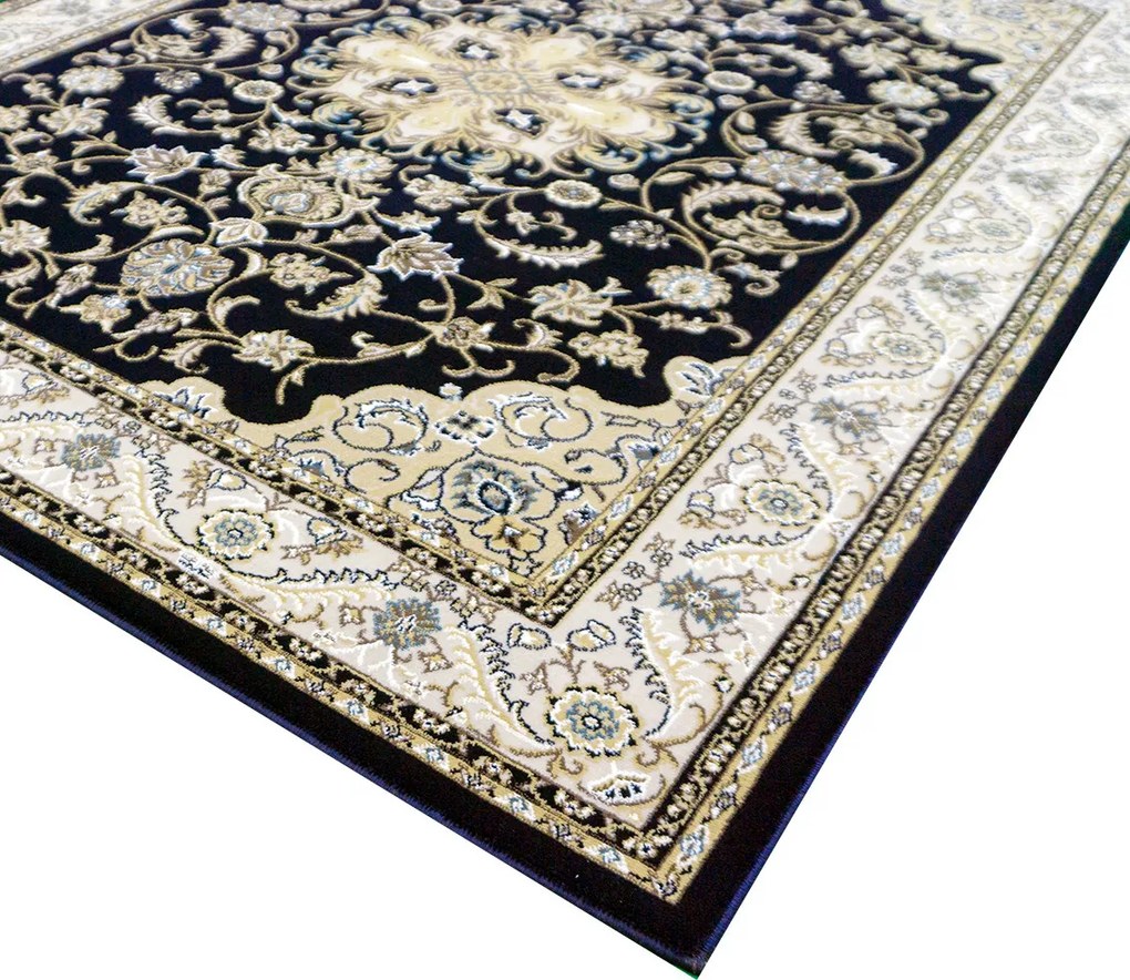 BE Koberec Shahrazad 4800 NAVY – námořnicky modrý, obdélníkový Rozměr: 60x100 cm
