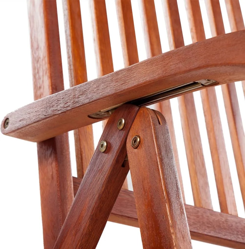 Skládací zahradní židle Kahan - masivní akáciové dřevo | 6 ks