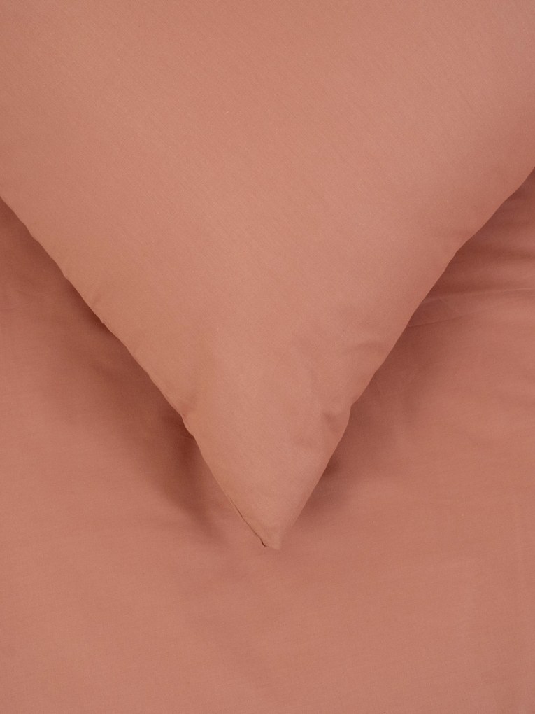 MK Lůžkoviny Bavlněné povlečení Renforcé -  Jasmine terakota 140 × 200 cm, 70 x 90 cm