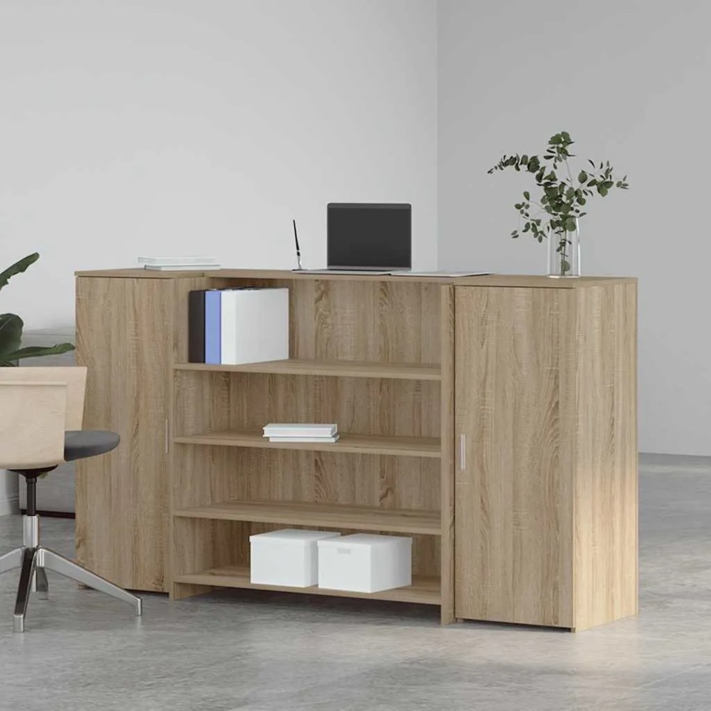 Recepční stůl dub sonoma 180x50x103,5 cm kompozitní dřevo 3324171