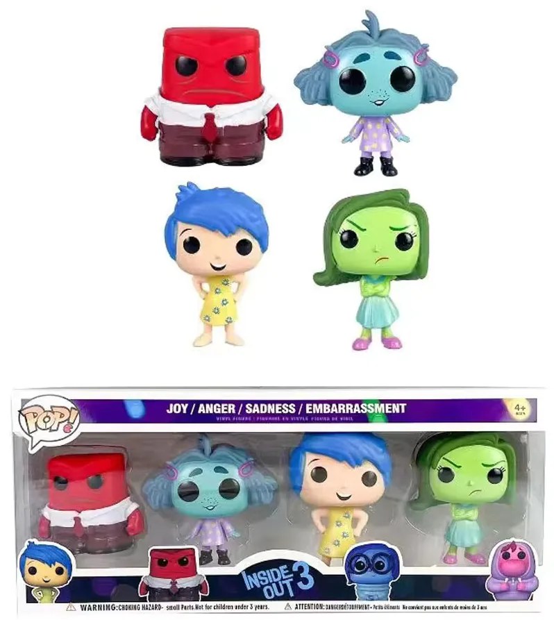 Postavičky Funko POP V hlavě 2 (Inside Out 2) Varianty: C) sada 4ks