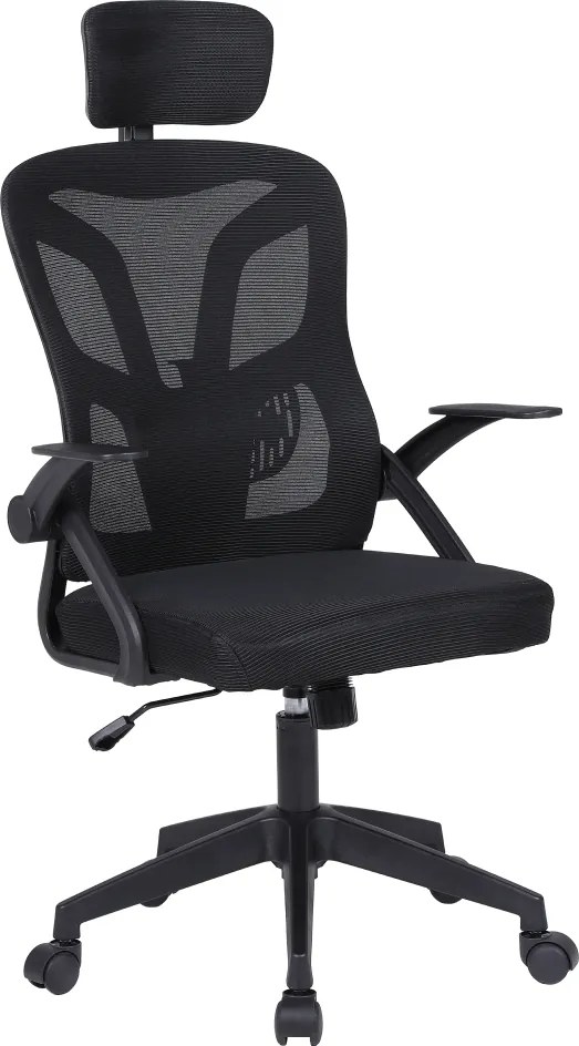 Ergonomická kancelářská židle VISION - černá síťovina