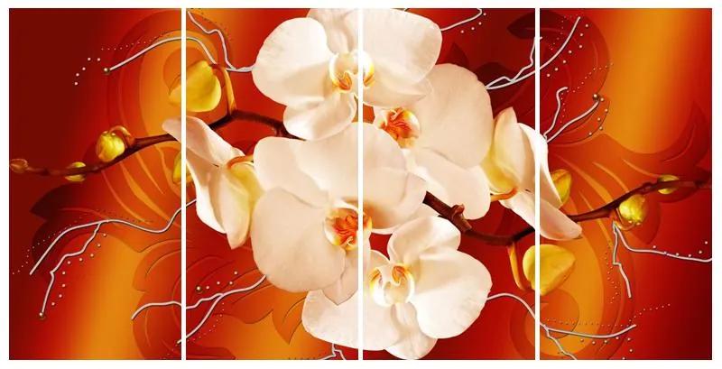 Obraz bílých orchidejí (160x80 cm), 40 dalších rozměrů