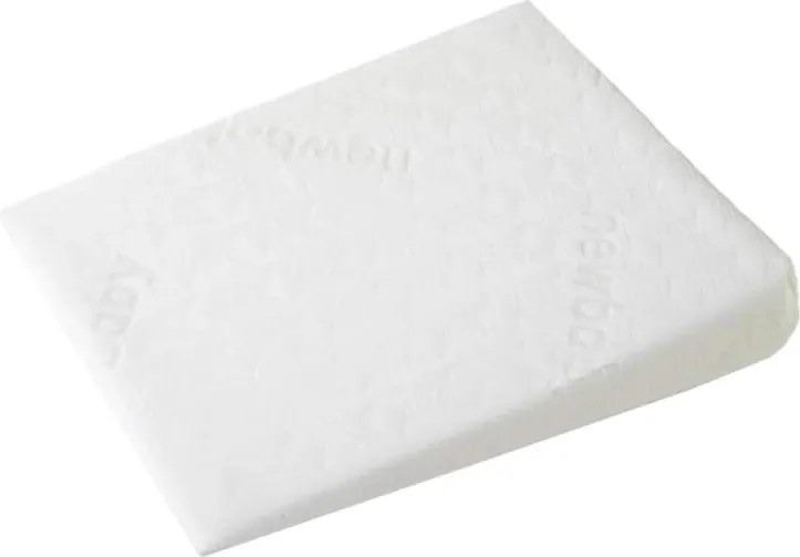 Kojenecký polštář - klín New Baby BASIC 30x37 cm do kočárku bílý