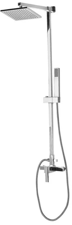 Sprchový systém stříbrný TAGBO Beliani
