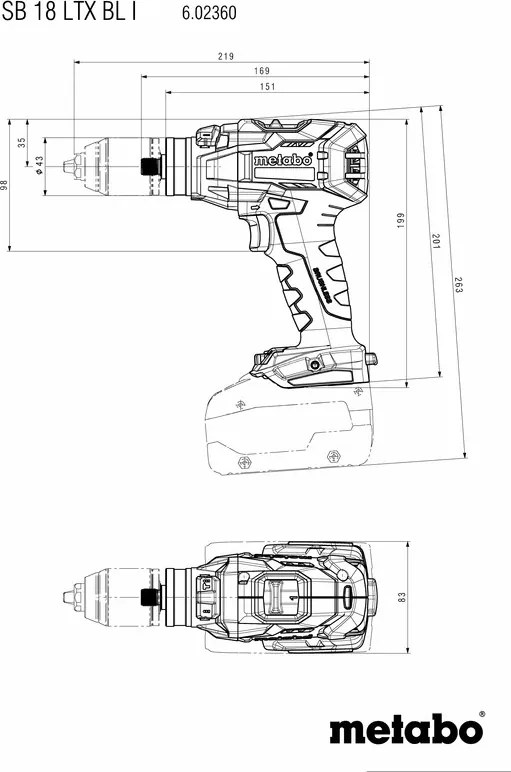 Metabo SB 18 LTX BL I 602360840