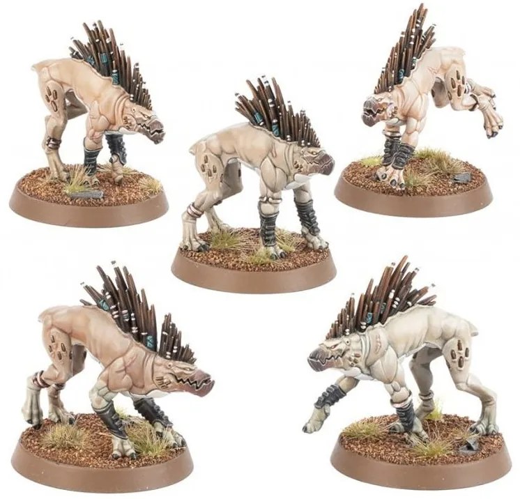 Warhammer - 40,000 mini t'au empire: kroot hounds - figurky