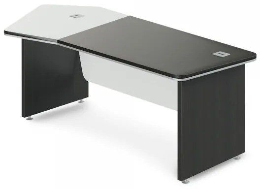 Rohový stůl TopOffice Premium 227,1 x 109,6 cm, levý