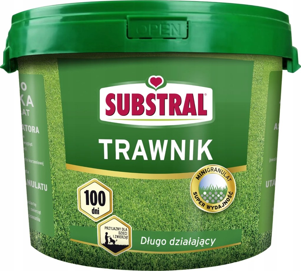 Substral Dlouhodobě působící trávníkové hnojivo 100 dní, výkonné, 8 kg