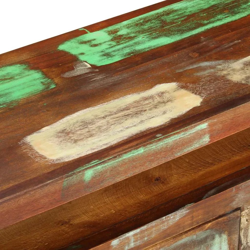 TV stolek vícebarevný 110x30x40 cm masivní recyklované dřevo 337063