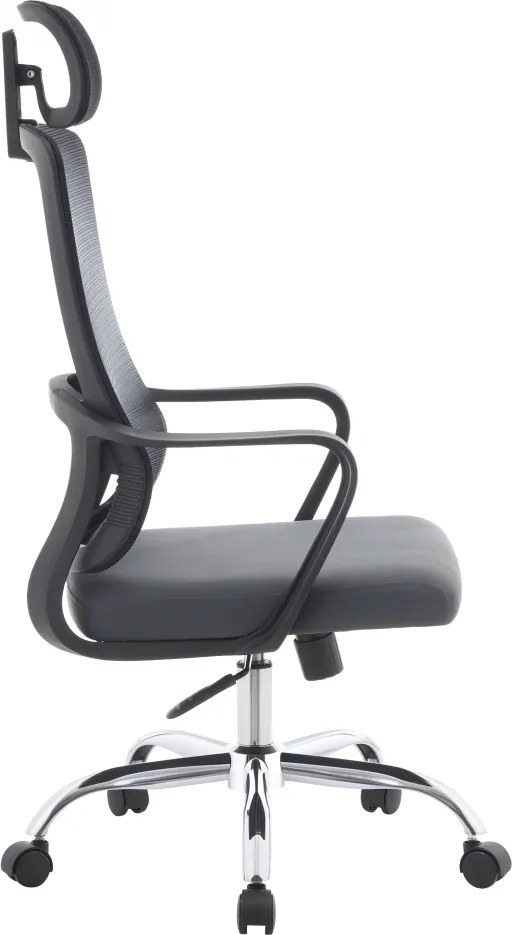 Ergonomická kancelářská židle SHIFT - černá síťovina / nosnost 150 kg