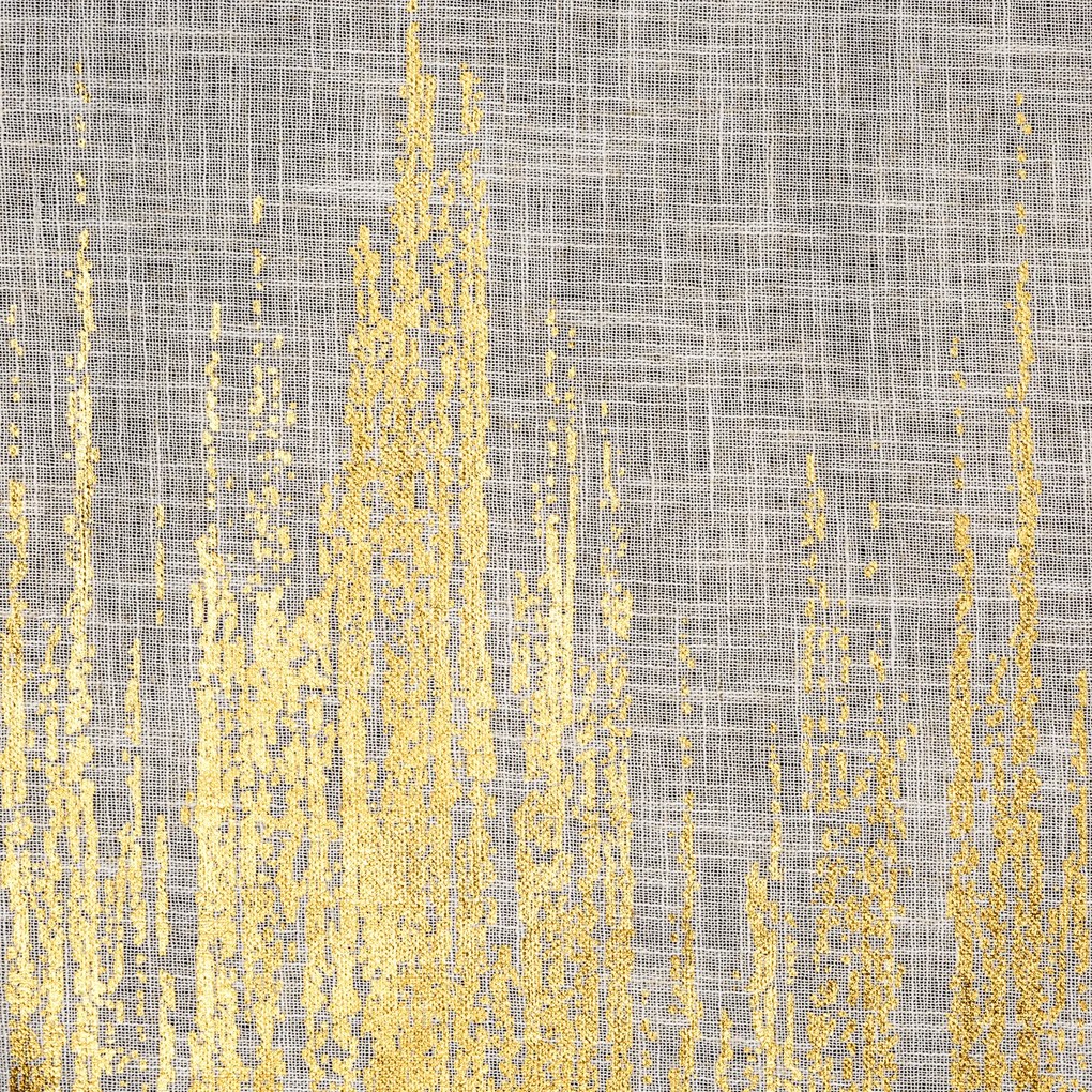 ZATEMŇOVACÍ ZÁVĚS NA KROUŽCÍCH IMANI 135X250 CM VZOROVANÁ