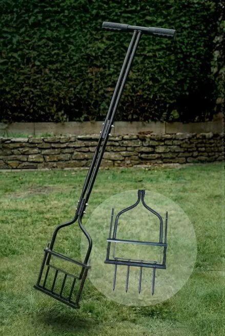 IQ Garden Aerifikační vidle s pružinou a 4 plnými hroty 326109