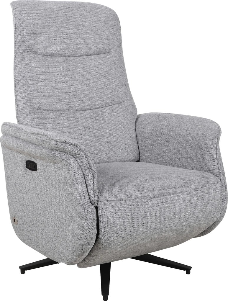 XXXLutz RELAXAČNÍ KŘESLO, kov, textil, šedá Cantus - Relaxační křesla - 002674004501