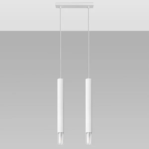 Sollux SL.0958 - Lustr na lanku VIZIER 2xG9/40W/230V bílá