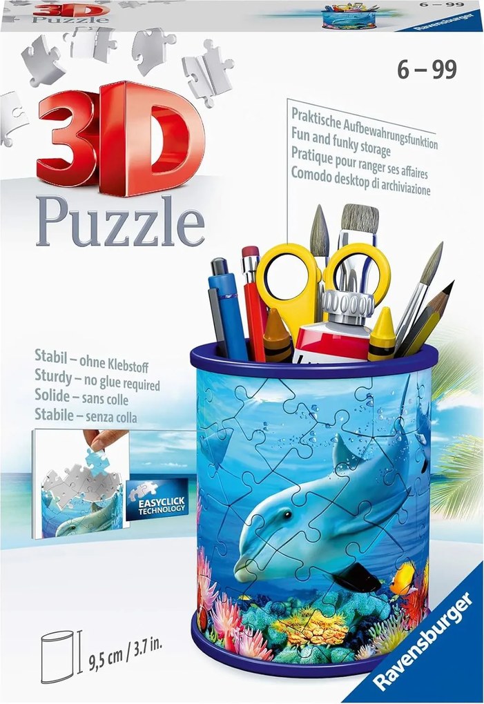 Ravensburger 3d puzzle stojan: podmořský svět 57 dílků
