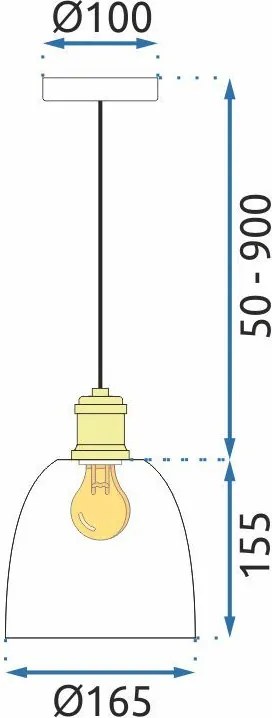 Toolight Toolight, keramická závěsná lampa 1xE27 APP1007-1CP, bílá, OSW-07534