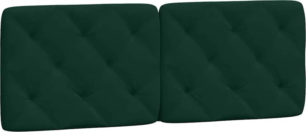 Postel s matrací tmavě zelená 120 x 200 cm samet 3208649