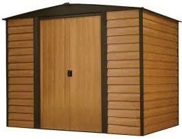 Kovový zahradní domek Arrow Woodridge 8x6