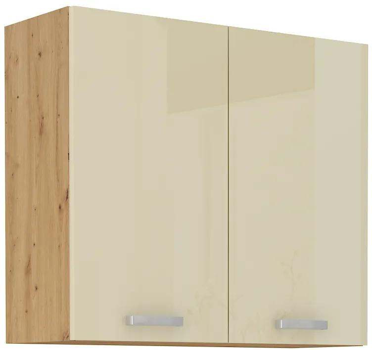 STL 80 cm skříňka horní dvoudveřová ARTISAN Barevné provedení ARTISAN: Cappuccino lesk