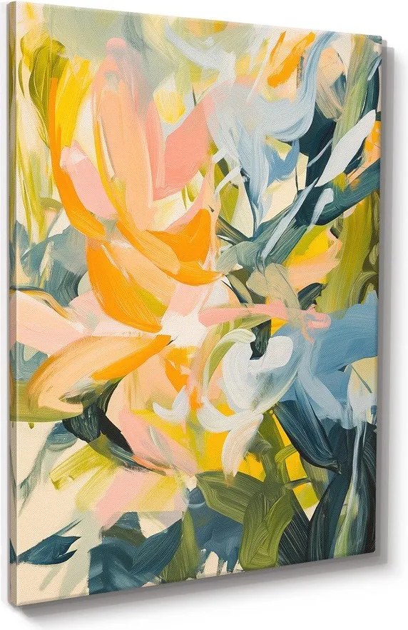Tištěný obraz na plátně 70x100 cm Floral Gust – Styler