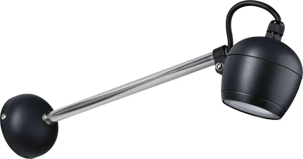 P 94778 Venkovní nástěnné svítidlo Kikolo IP65 90mm 3000K 8W 230V 60° antracit hliník/umělá hmota - PAULMANN