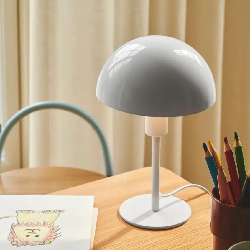 Nordlux Bílá kovová stolní lampa Ellen Mini