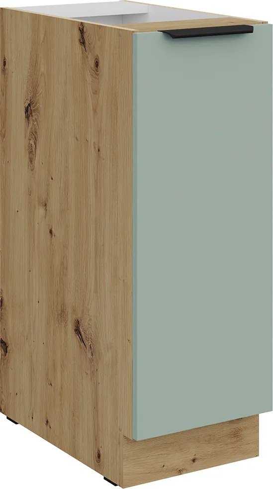 ARIA st | dolní skříňka 30 D CARGO s výsuvnou drátěnou policí | 30 cm | artisan/aquamarine