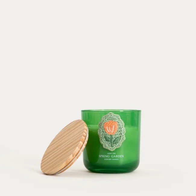 Svíčka CROHET Spring garden 770722