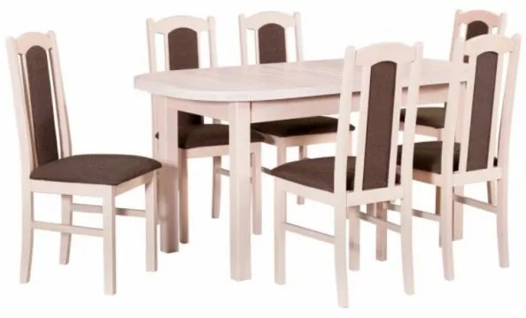 Stůl a židle pro 6 osob Karlíto 1