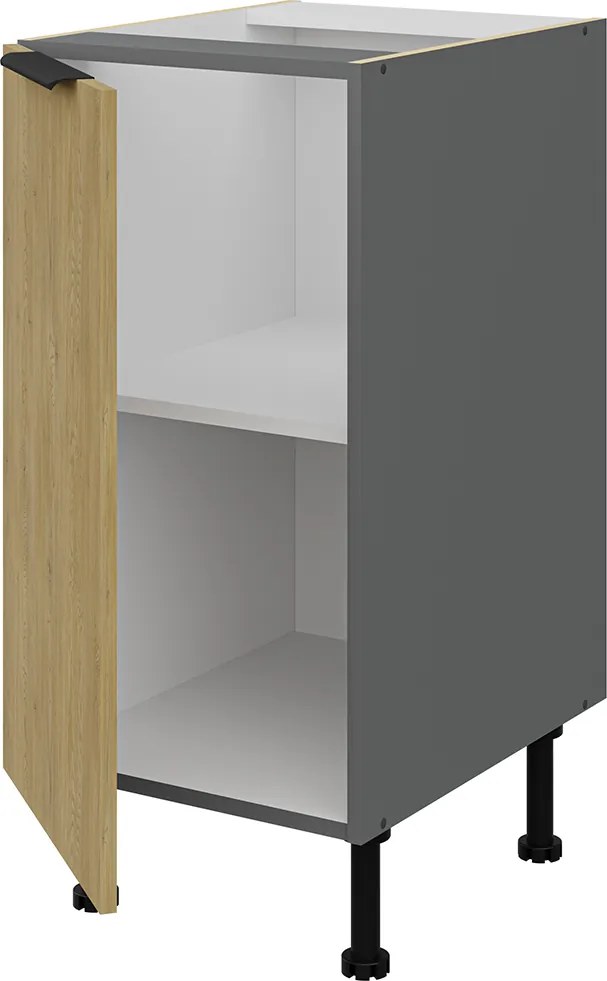 Kuchyňská linka CREMONA ac | 260 cm | UNI dvířka | antracit/cremona
