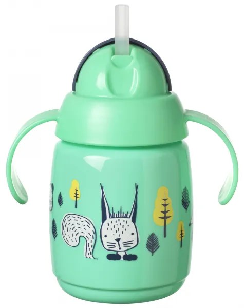 Tommee Tippee Netekoucí hrnek Superstar s brčkem 300 ml 6 m+ Green