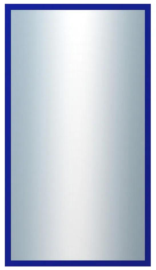 DANTIK - Zarámované zrcadlo - rozměr s rámem cca 50x90 cm z lišty PERLA modrá lesklá vysoká (2877)