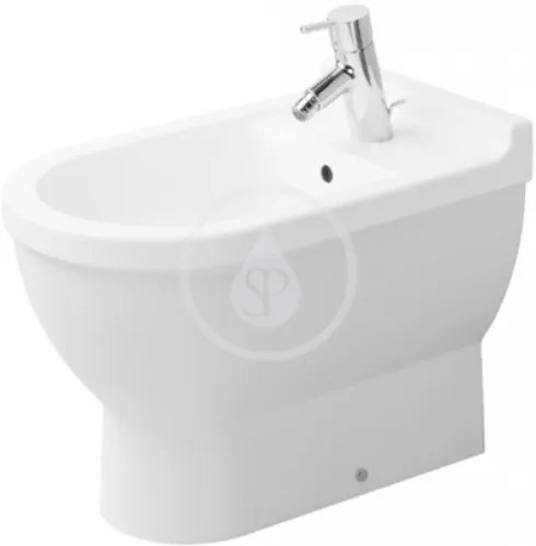 Duravit Starck 3 - Stojící bidet s přepadem, 360 mm x 560 mm, bílý - bidet, 2230100000