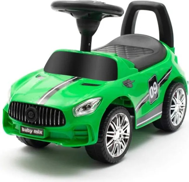 Dětské odrážedlo se zvukem Baby Mix RACER zelené