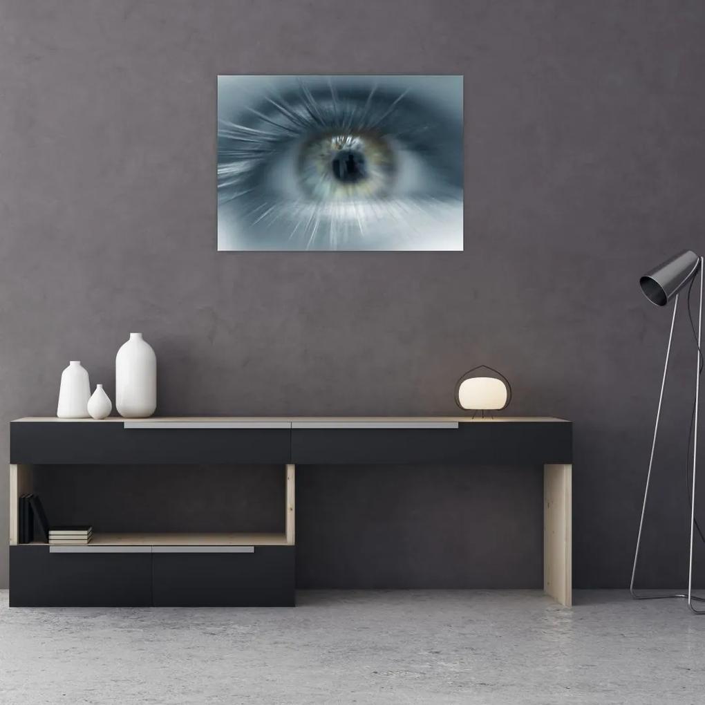 Skleněný obraz  - Pohled oka (70x50 cm)