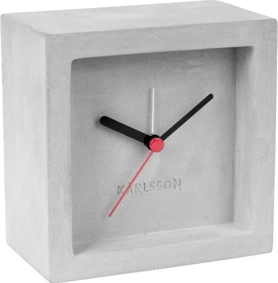 Karlsson Designový kameninový budík 5685 10cm podlahové hodiny