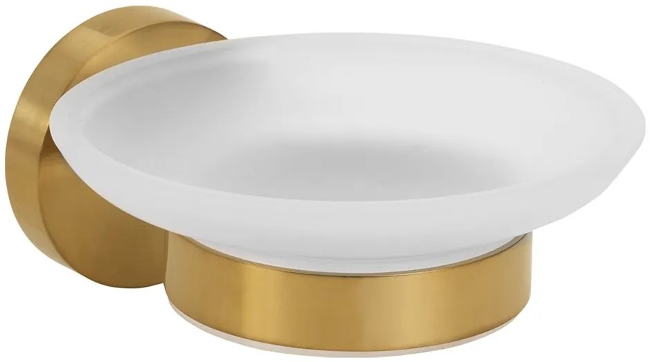 Sapho, X-ROUND GOLD mýdlenka, mléčné sklo, zlatá, XR803GB