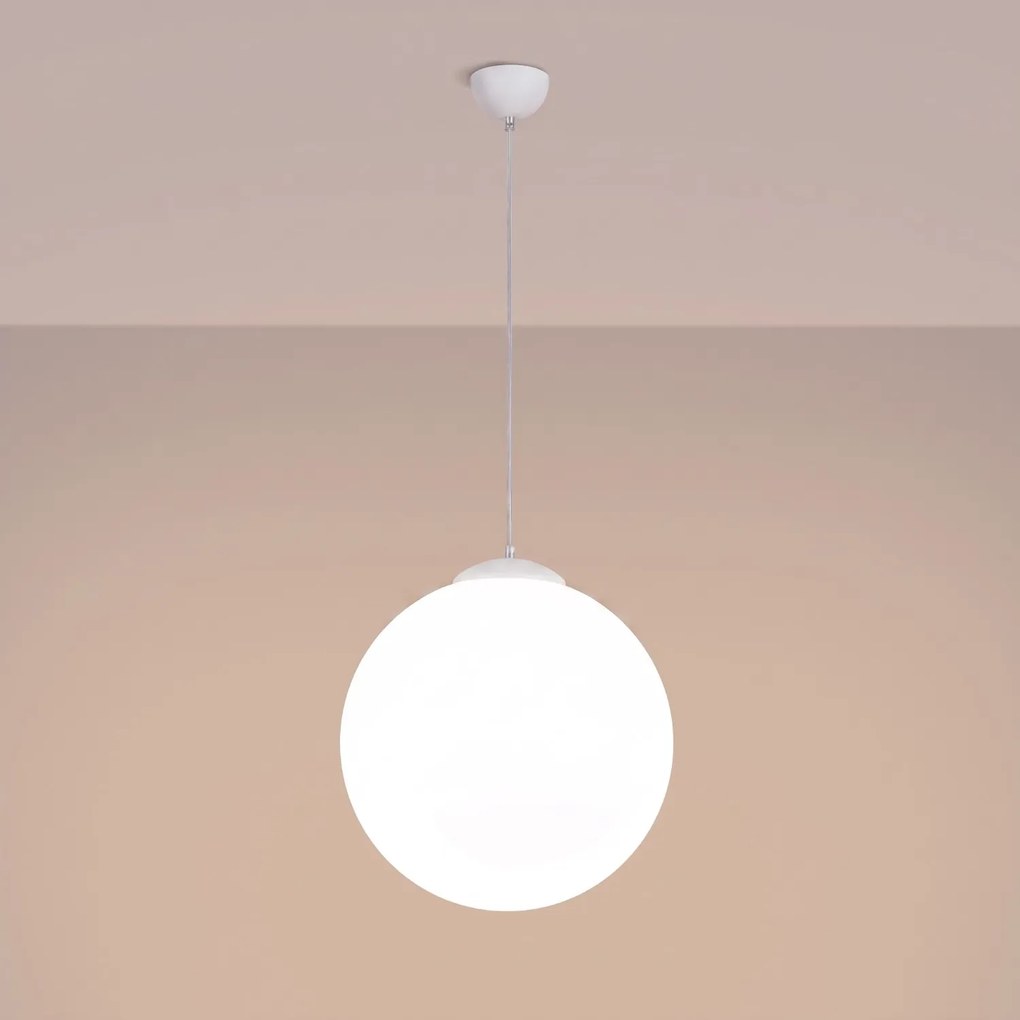 Sollux Lighting Závěsné svítidlo UGO 40 bílé