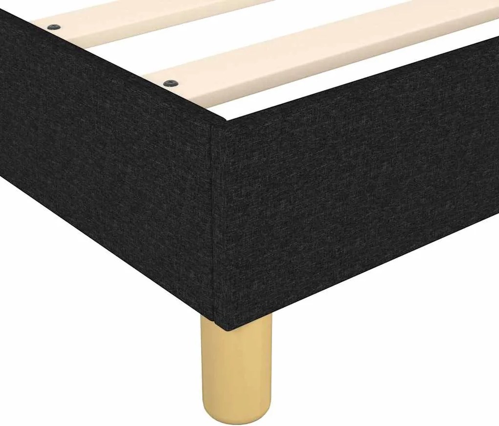 Rám postele s boxspringem černá 90x190 cm textil 3120576