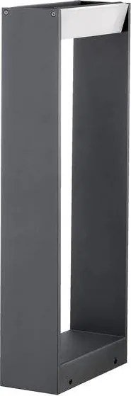 NV 713121 Venkovní sloupkové svítidlo TWIN tmavě šedý hliník akrylový difuzor LED 2x5W 3000K 220-240V rotační 0-90st. IP54 - NOVA LUCE