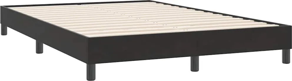 Postel Box Spring bez matrace černá 160x220 cm samet 3315881