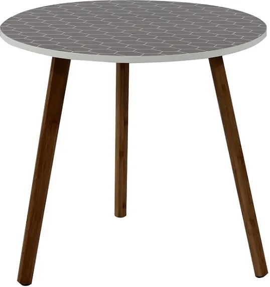 Konferenční stolek HANSON šedá / dřevo