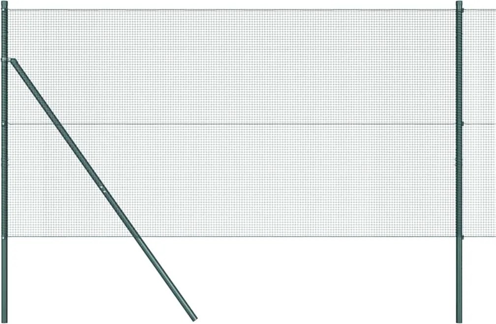 Zemní upevnění svařované drátěné ploty 50 x 1 m Zelená Síťovina 3351760