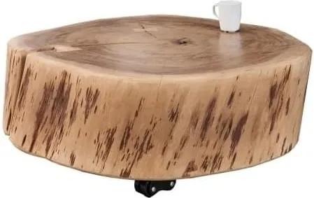 INV Konferenční stolek Uno 65cm akácie kruh
