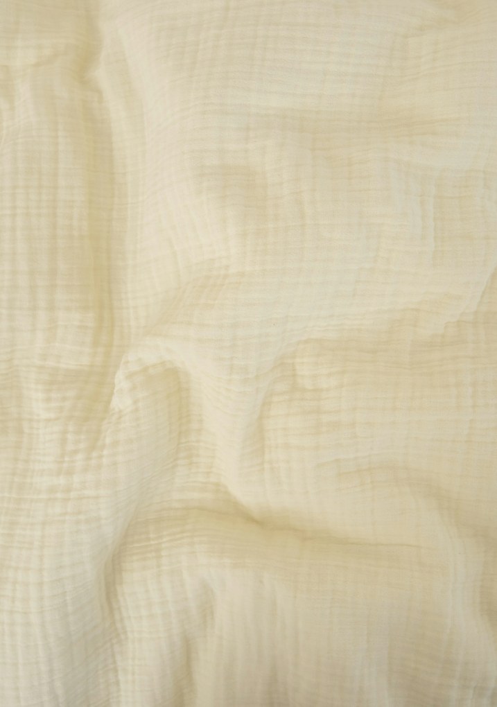 MK Lůžkoviny Francouzské mušelínové povlečení - Alexia Duo světle modrá/pastelově žlutá 220 × 200 cm, 2ks 70 x 90 cm