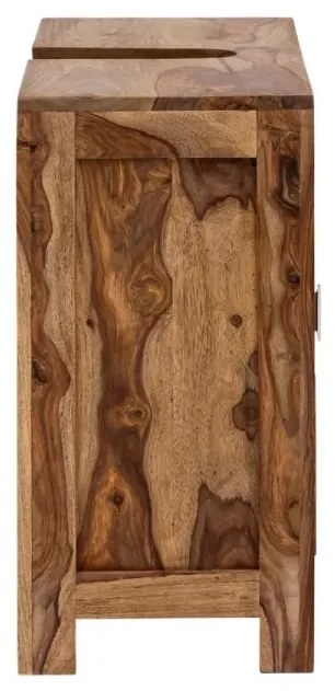 furniture-nabytek.cz - Masivní umyvadlová skříňka Lagano z palisandru, lakovaná, hnědá – 70×30×63 cm